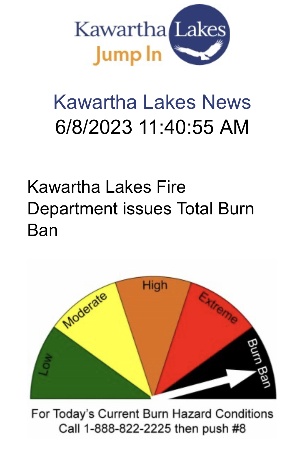 burn ban – Shadow Lakes Association